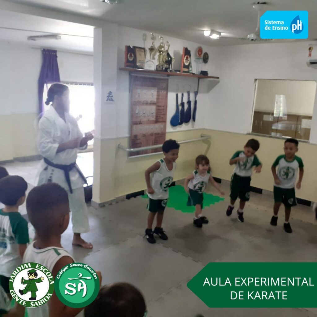 AULA EXPERIMENTAL DE KARATE E BALLET – Centro Educacional Souza Amorim