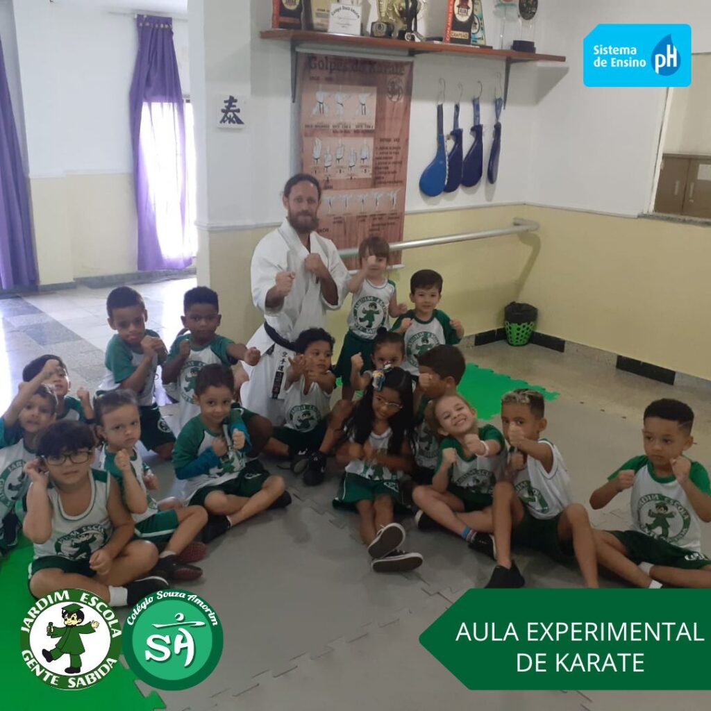 AULA EXPERIMENTAL DE KARATE E BALLET – Centro Educacional Souza Amorim