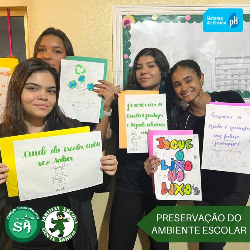 PRESERVAÇÃO DO AMBIENTE ESCOLAR – Centro Educacional Souza Amorim