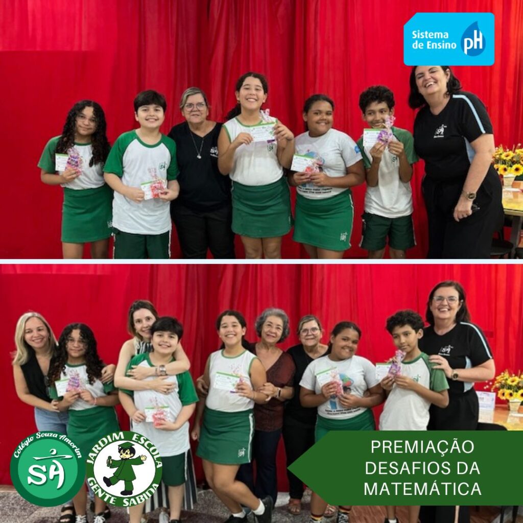 PREMIAÇÃO – DESAFIOS DA MATEMÁTICA – Centro Educacional Souza Amorim
